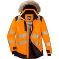 Oxford Weave 300D Class 3 PW3 Hi Vis Winter Parka Jacket - Tool and ...